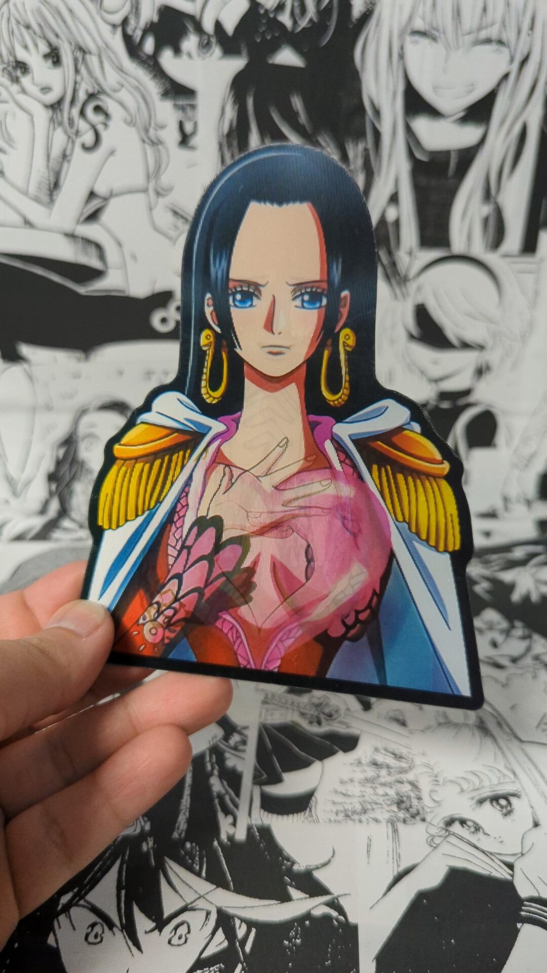 3D Anime Lenticular Motion Sticker Decal - Etsy