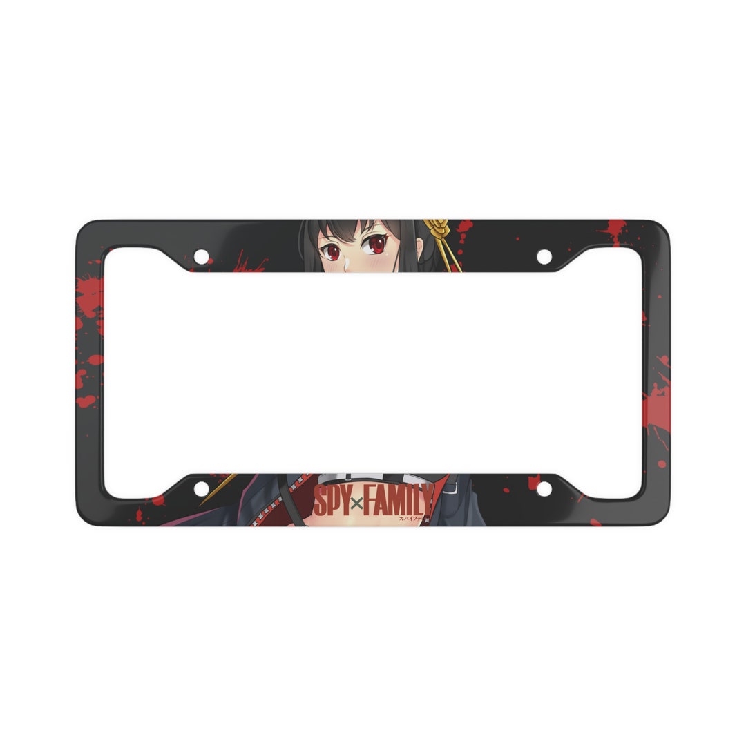 Anime Manga License Plate Frame - Etsy