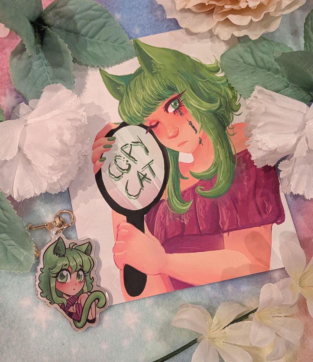 COPYCAT Circus-p Gumi Megapoid Vocaloid Mini Print and Keychain - Etsy