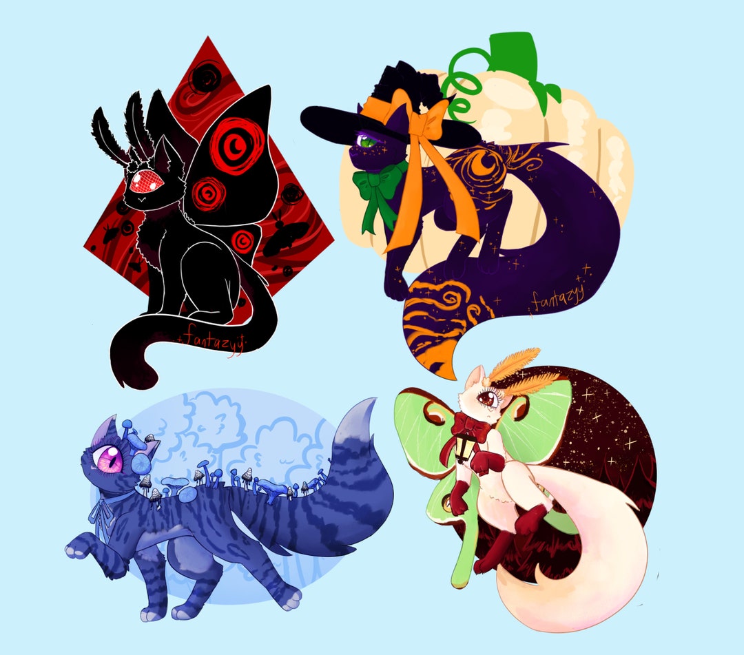 Weird Cyclops Cat Stickers - Etsy