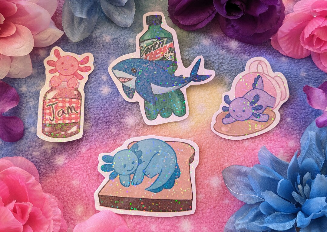 Plushie Friends and Treat Stickers: Tea, Jam, Bread and Blahaj Blast ...