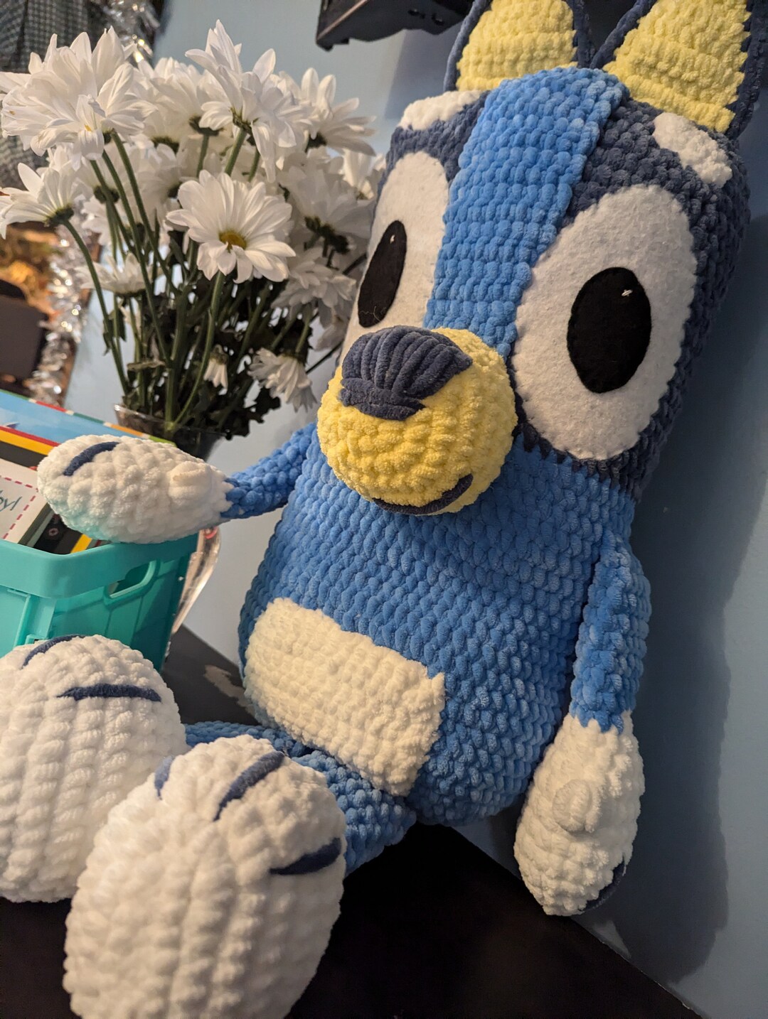 Large Bluey Hand Crocheted Plushie - Etsy