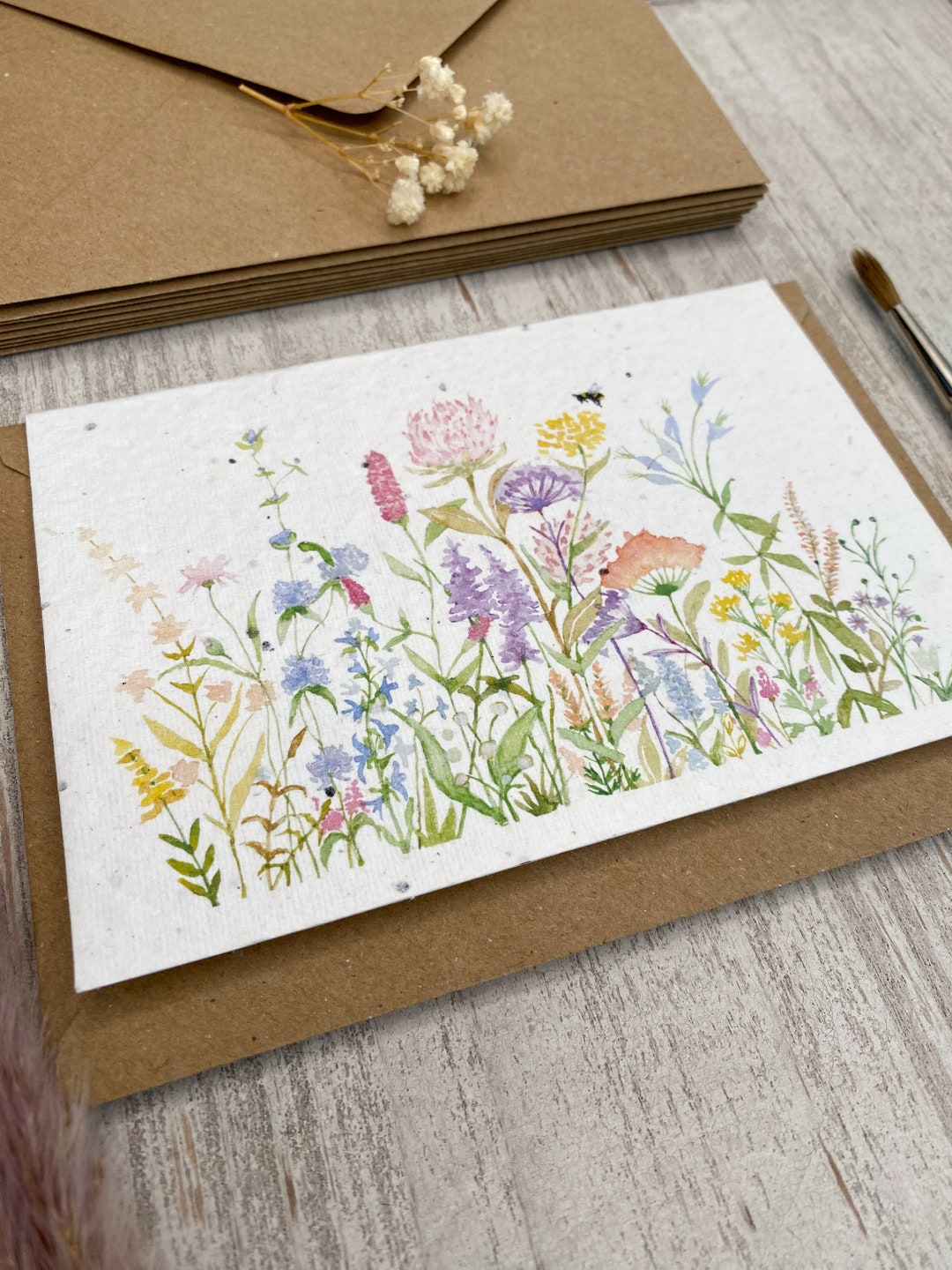 Seed Paper Card - Plantable Cards for Garden Lovers - Any Occasion Card ...