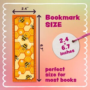 Bee Bookmarks Printable: Honeycomb Set for Book Lovers (PDF Download ...