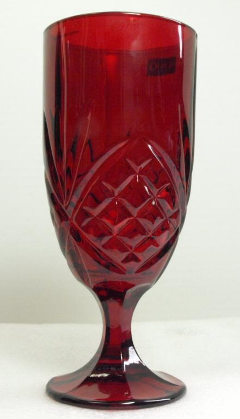 Godinger Dublin Red Crystal Iced Beverage Glasses Set of 4 Brand New in ...
