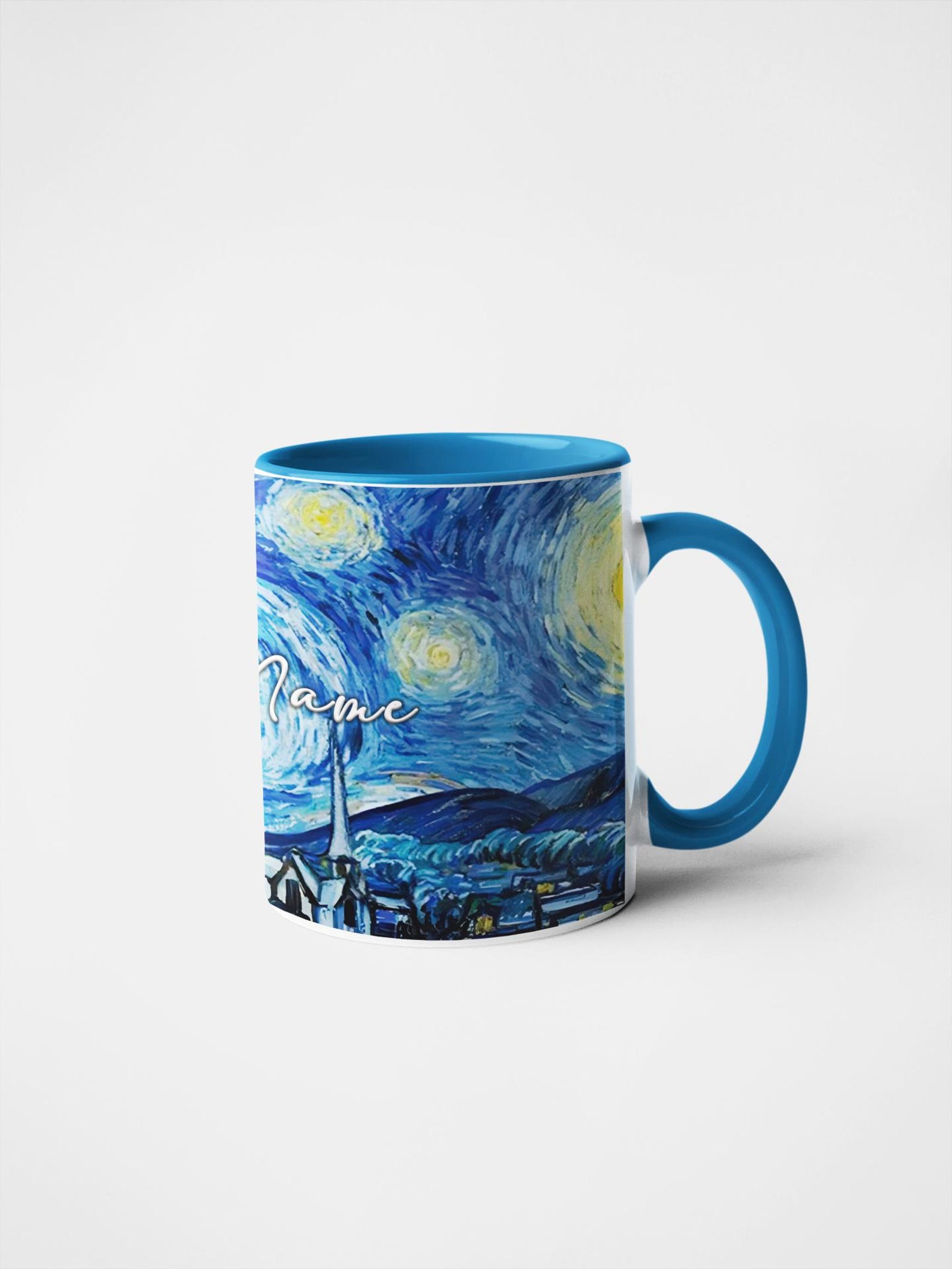 Personalized Starry Night Mug, Van Gogh's Starry Night Mug for Art ...