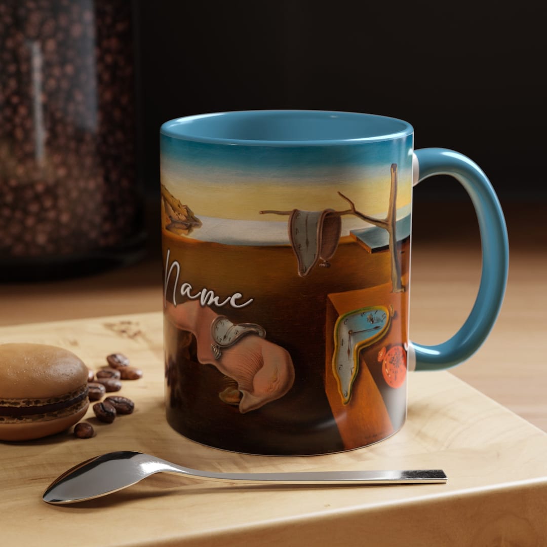 Personalized Art Mug, Salvador Dalí the Persistance of Time Mug for Art ...