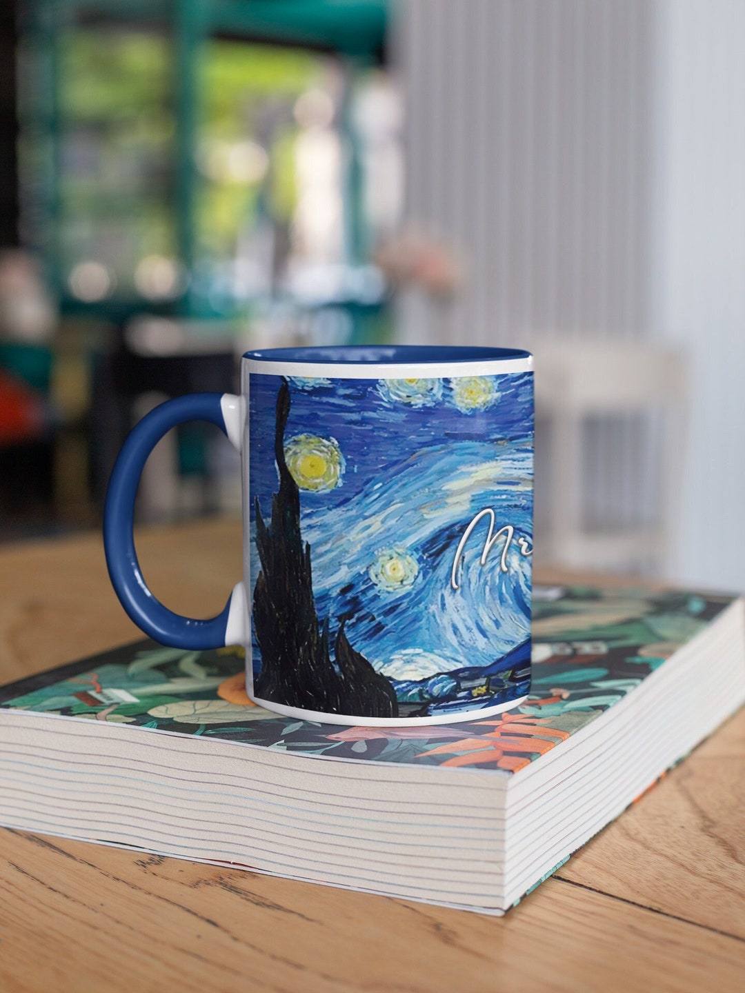 Personalized Starry Night Mug, Van Gogh's Starry Night Mug for Art ...