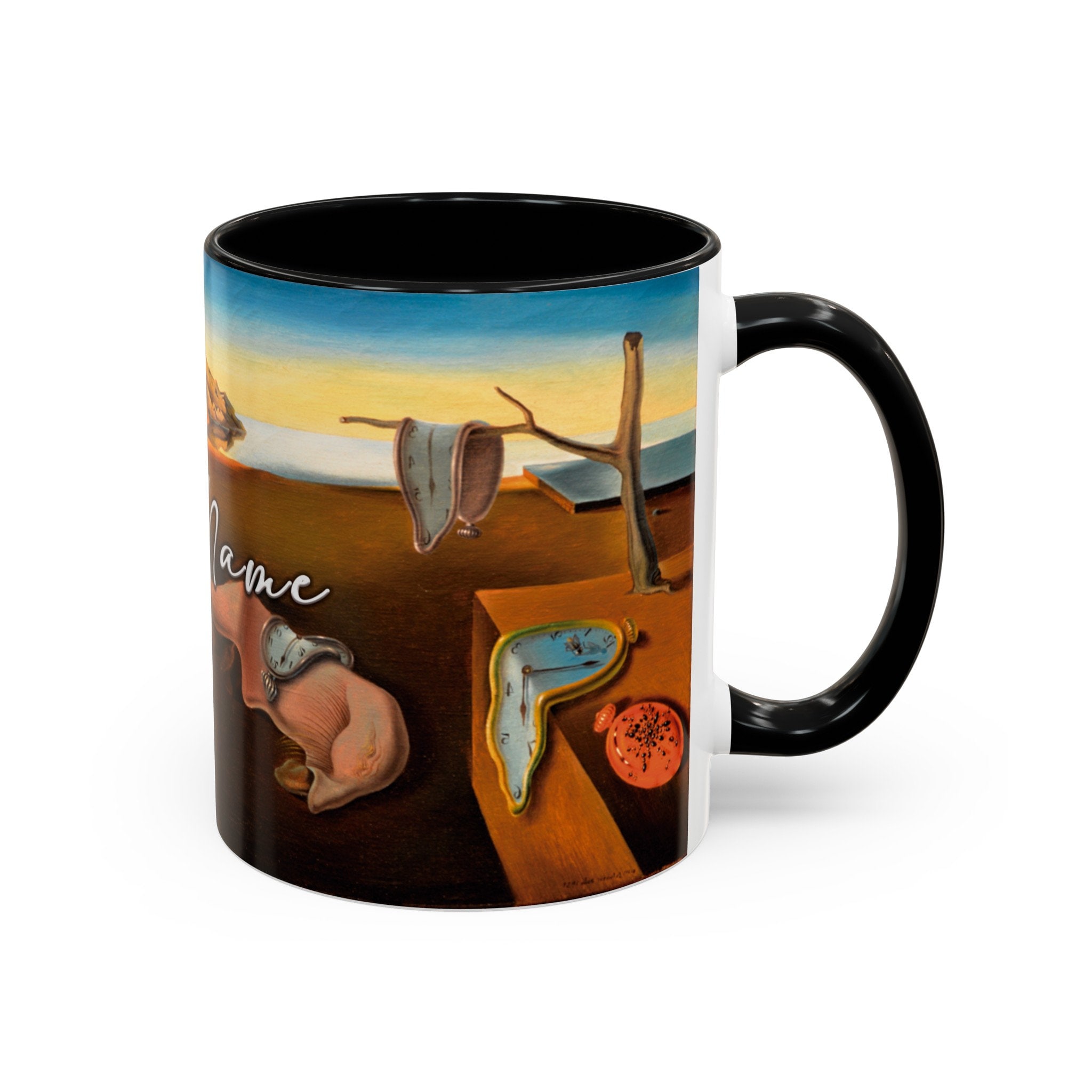 Personalized Art Mug, Salvador Dalí the Persistance of Time Mug for Art ...