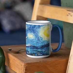 Personalized Starry Night Mug, Van Gogh's Starry Night Mug for Art ...