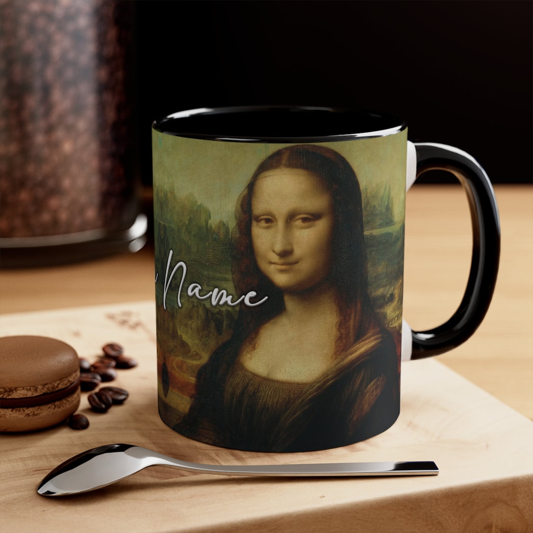 Personalized Mona Lisa Coffee Mug, Perfect Gift for Art Lovers, the ...