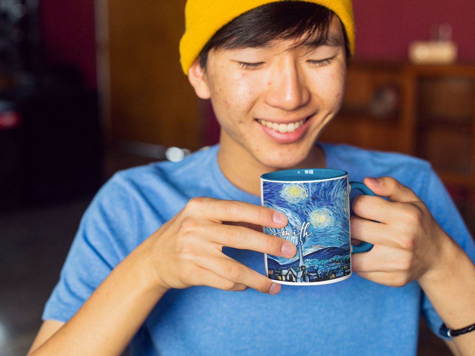 Personalized Starry Night Mug, Van Gogh's Starry Night Mug for Art ...