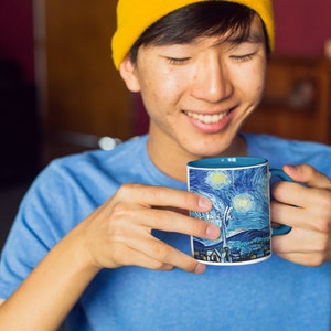 Personalized Starry Night Mug, Van Gogh's Starry Night Mug for Art ...