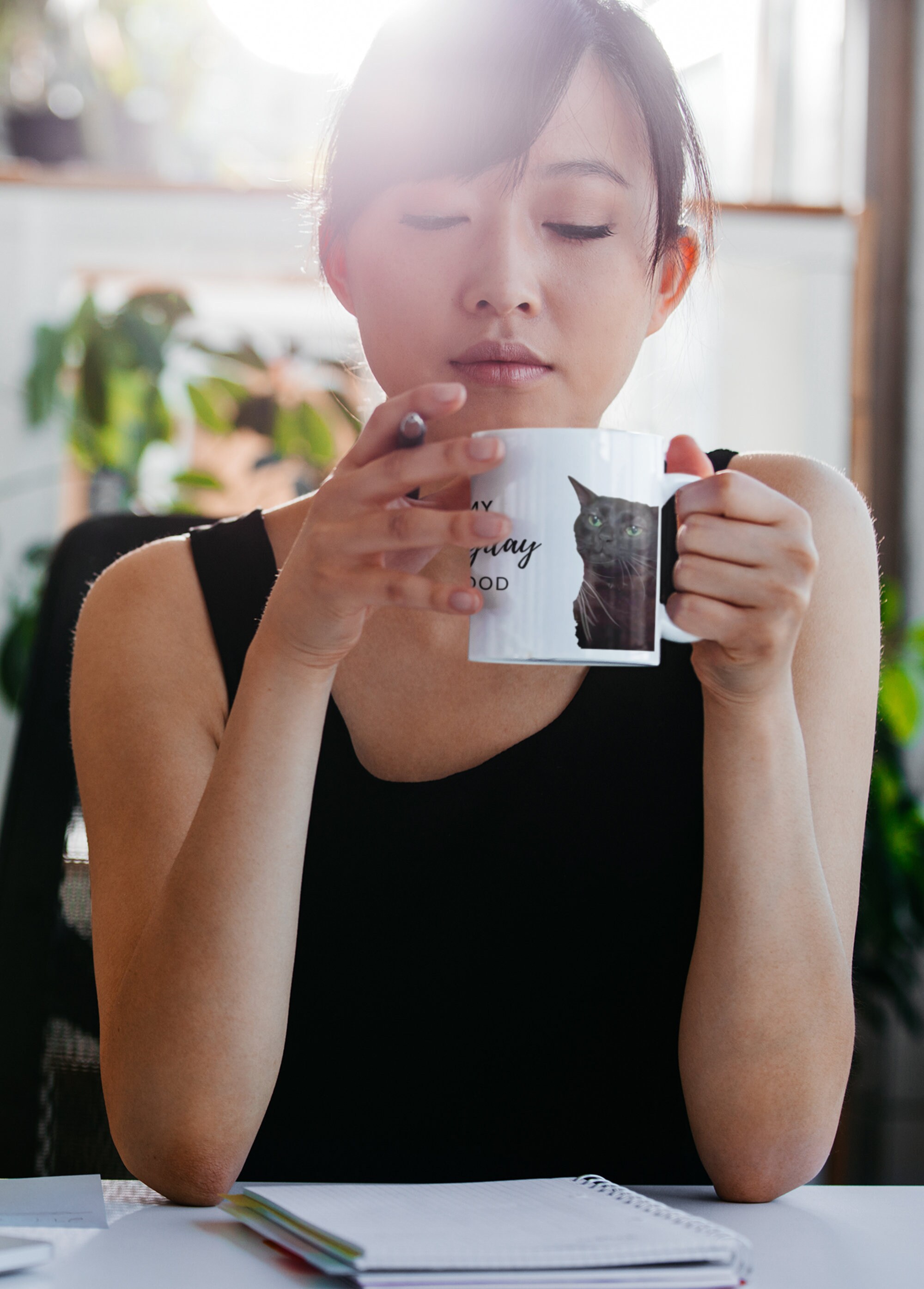 Cat Coffee Mug, My Everyday Mood, Dissociated Cat Meme Mug, Gifts for ...