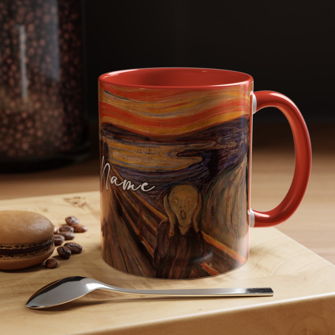 Personalized Art Mug, Edvard Munch the Scream Mug for Art Lovers and ...