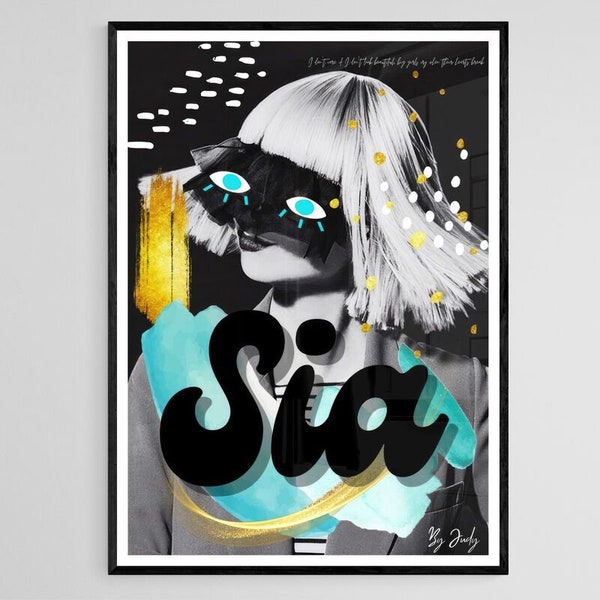 Sia Poster - Etsy