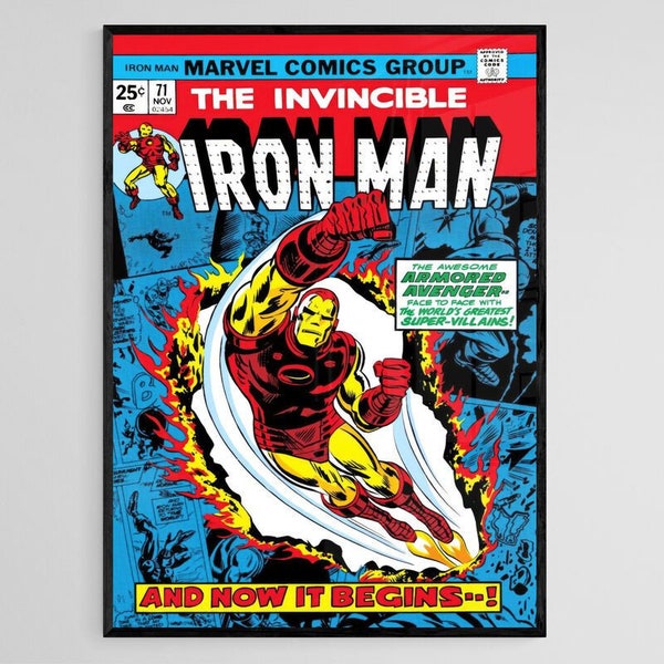 Iron Man Poster - Etsy