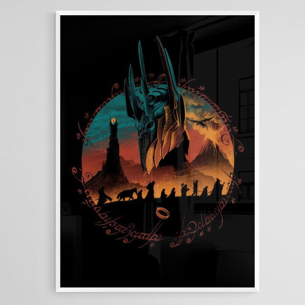 Sauron Poster - Etsy