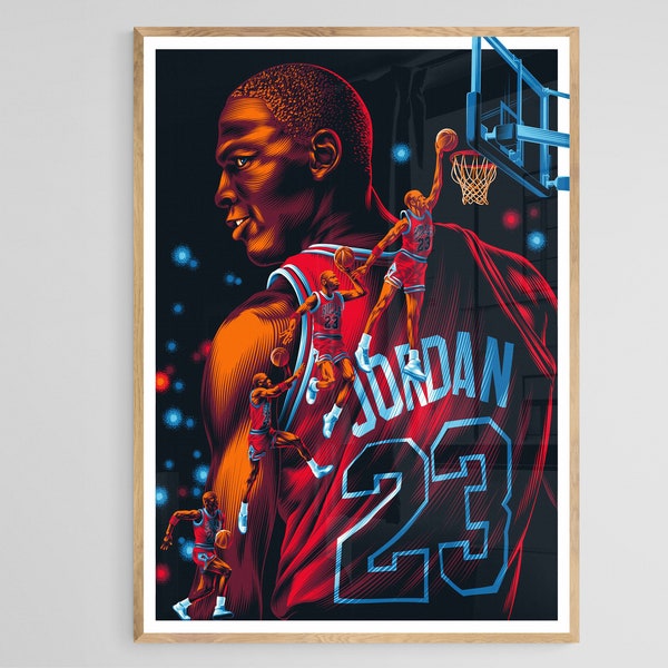 Michael Jordan Poster - Etsy