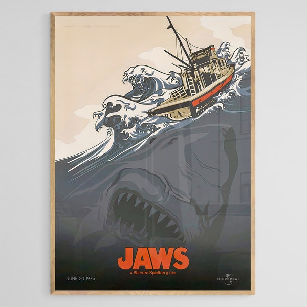 Jaws Poster - Etsy