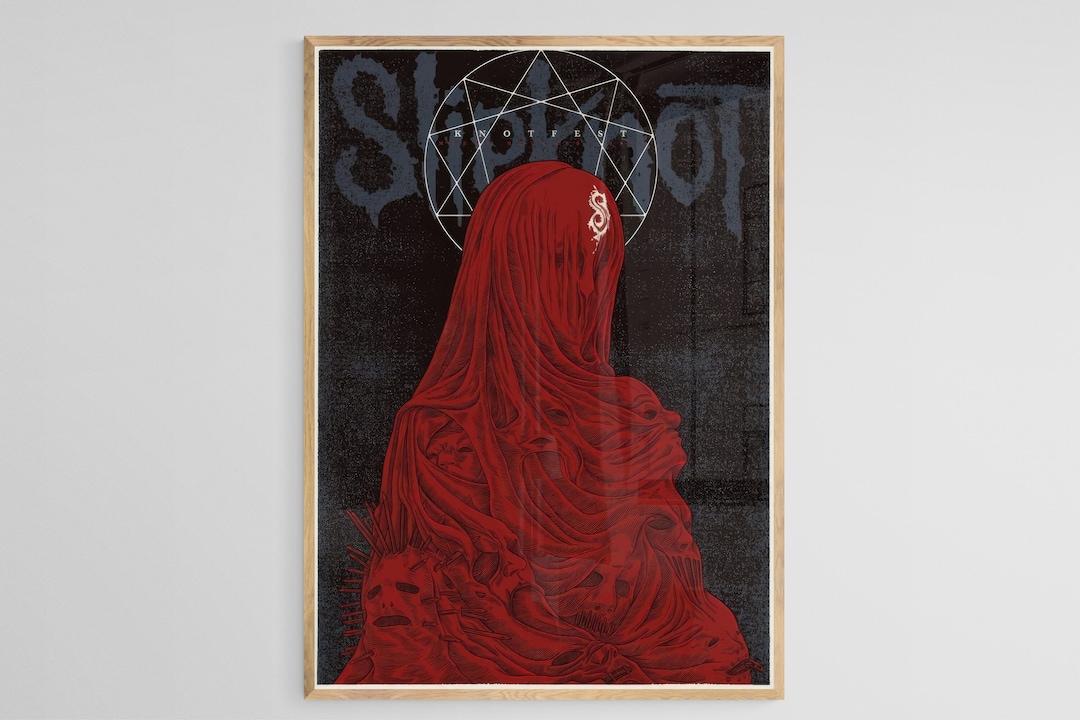 Slipknot Poster, Slipknot Digital Poster, Metal Music Fan Art, Metal ...