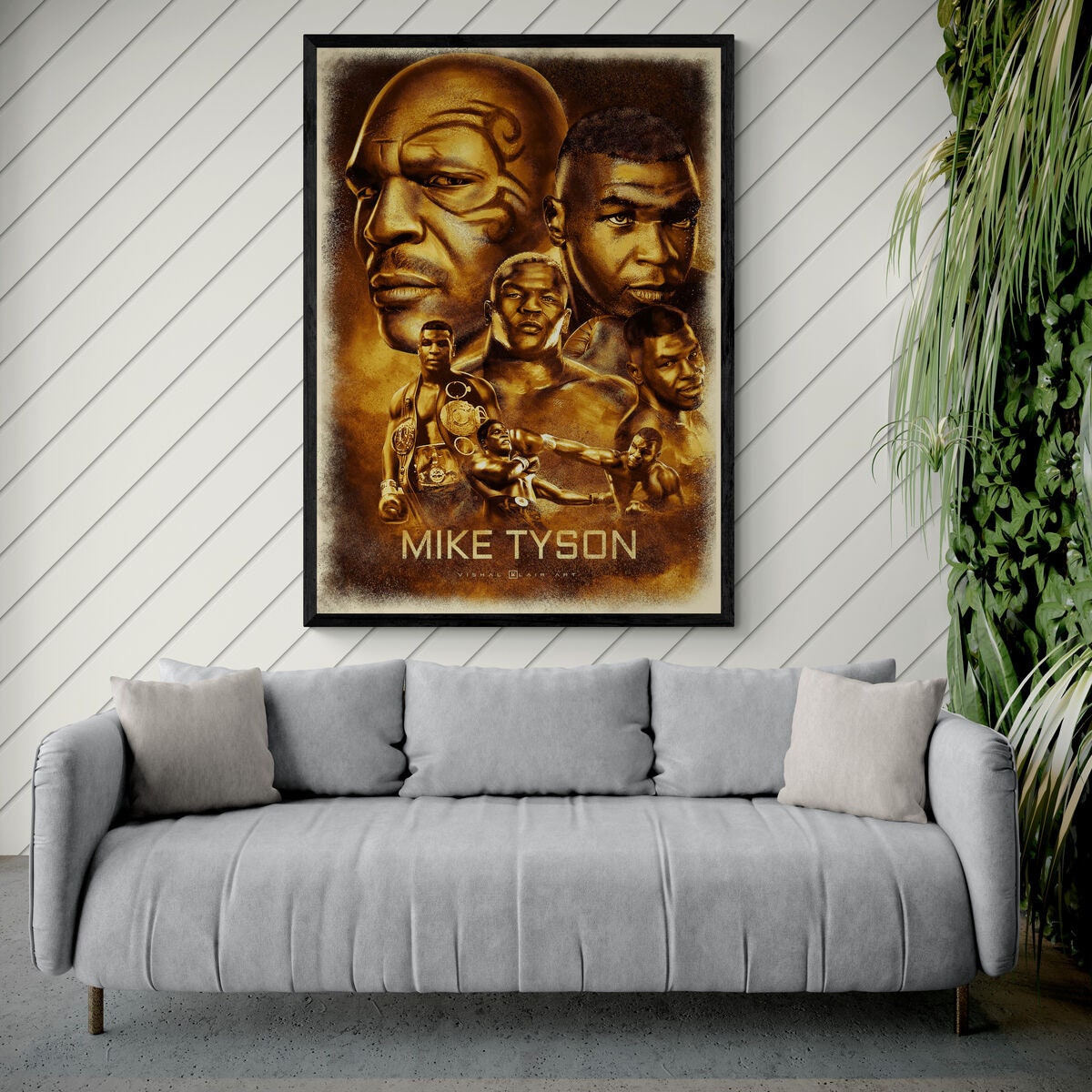 Mike Tyson Poster, Mike Tyson Art, Mike Tyson Poster, Vintage Poster ...
