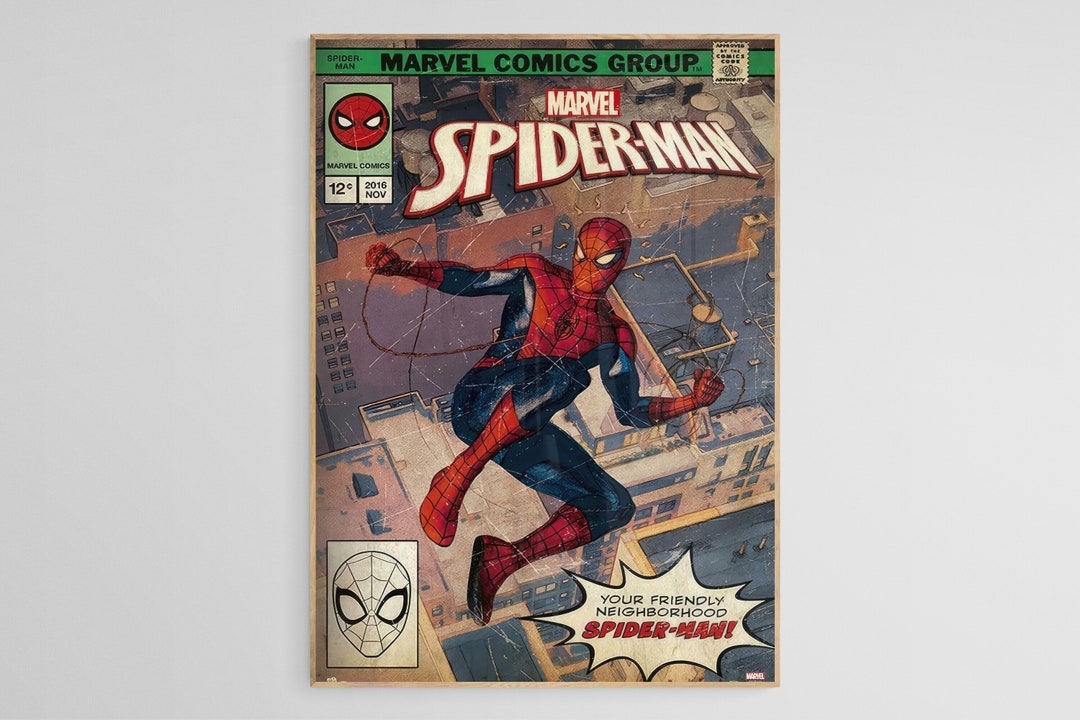 Spider Man Poster, Spider Man Print, Spider Man Wall Decor, Spider Man ...