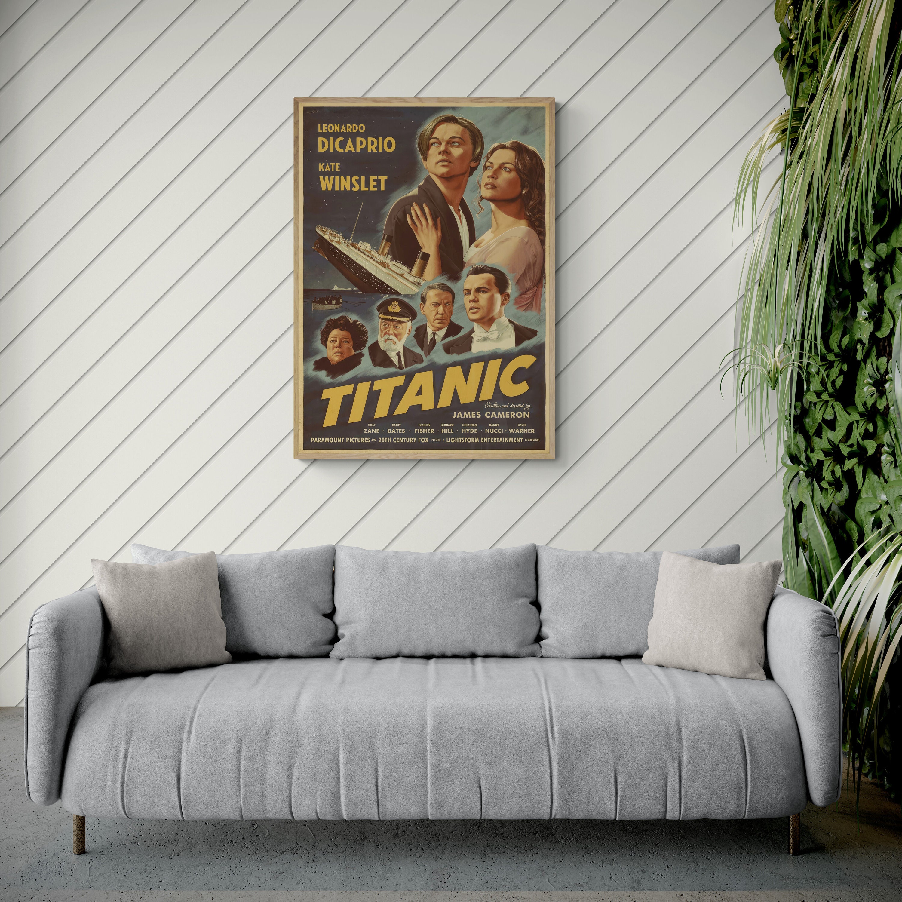 Titanic Poster, Titanic Art, Titanic Print, Movie Poster, Titanic Movie ...