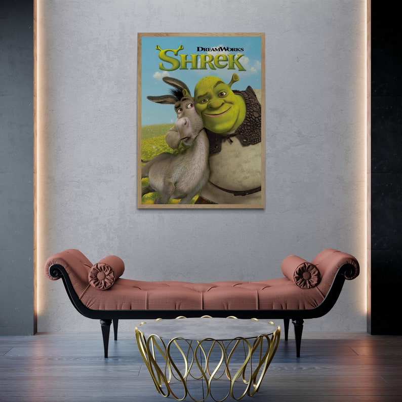 Shrek Wall Art, Shrek Poster Print, Shrek, Movie Poster, Digital Poster ...