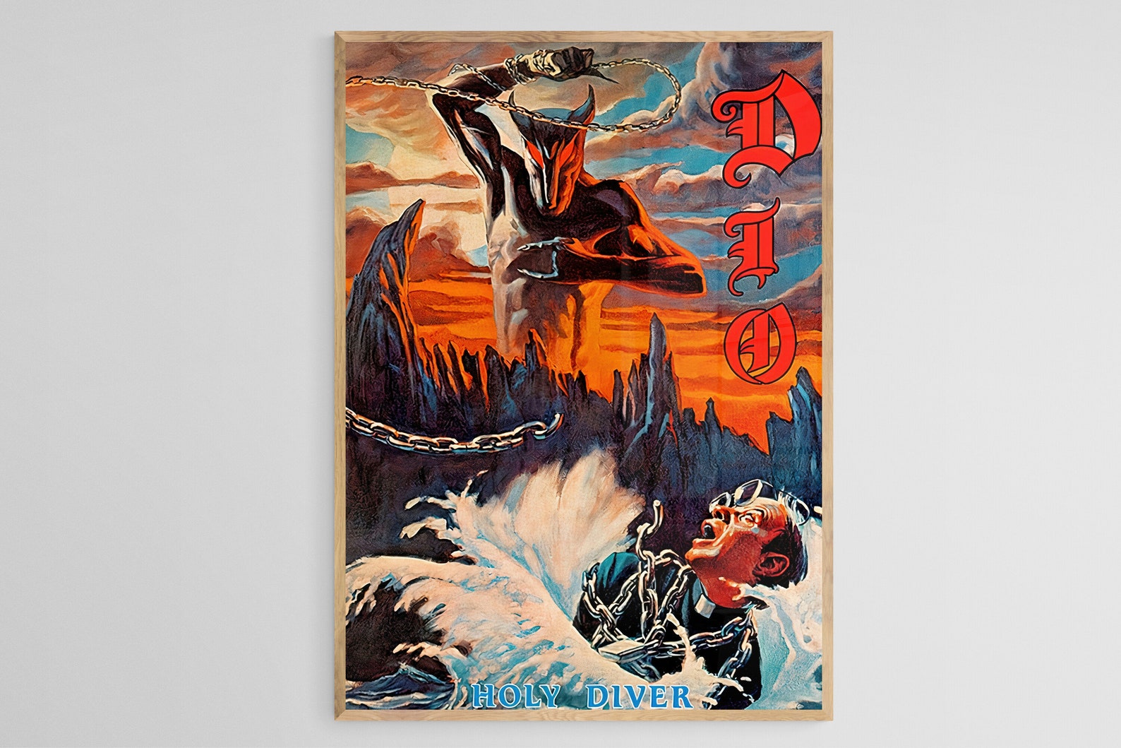 Dio Poster Dio Music Poster Dio Holy Diver Music Poster - Etsy