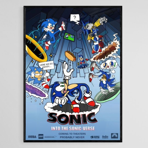 Sonic Poster - Etsy