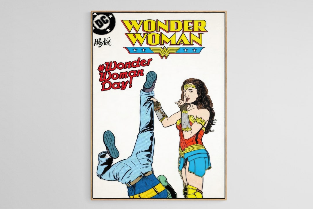Wonder Woman Poster Wonder Woman Art Wonder Woman Decor DC - Etsy