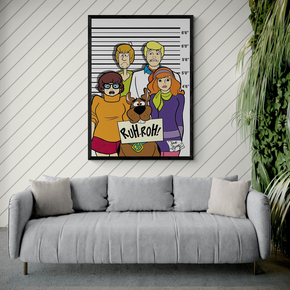 Scooby-doo Print, Scooby-doo Poster, Digital Poster, Home Decor, Scooby ...