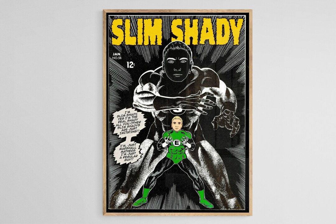 Eminem Poster Digital Poster Slim Shady Music Poster Home - Etsy
