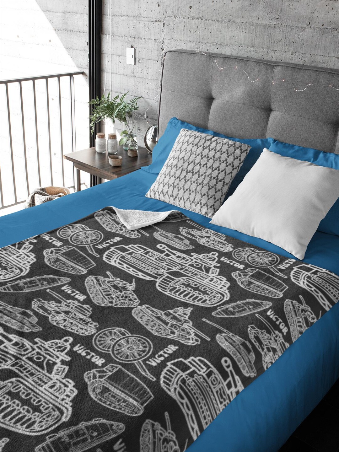 Personalized Tank Blanket, Custom Military Tanks Blanket, Customized ...