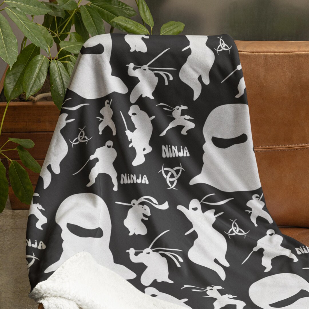 Personalized Ninja Blanket, Custom Ninjas Blanket, Customized Ninja ...