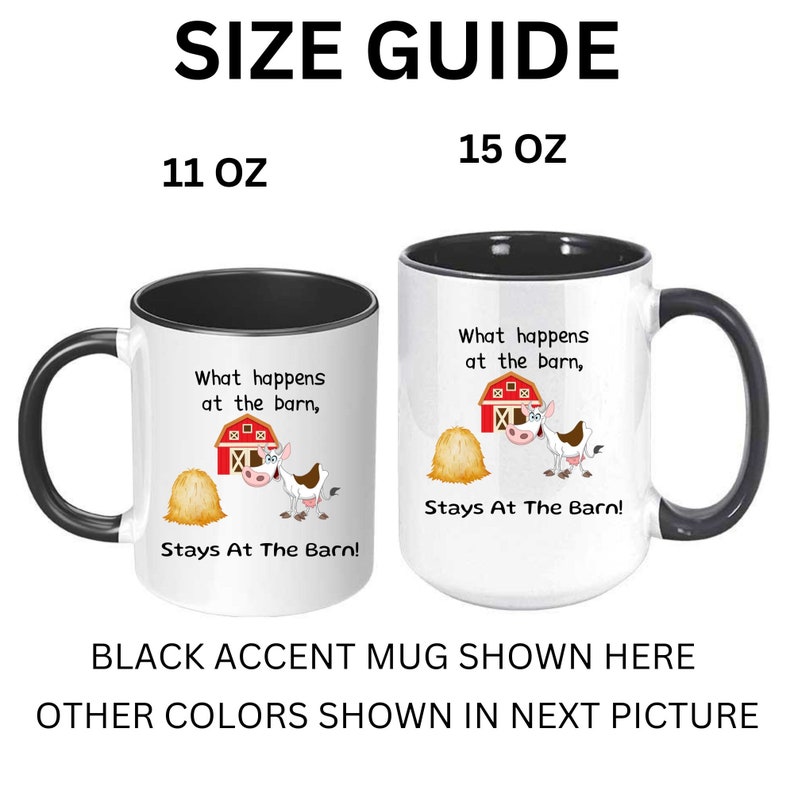 What Happens at the Barn, Funny Mugs, Farmer Gift, Homesteader Mug ...