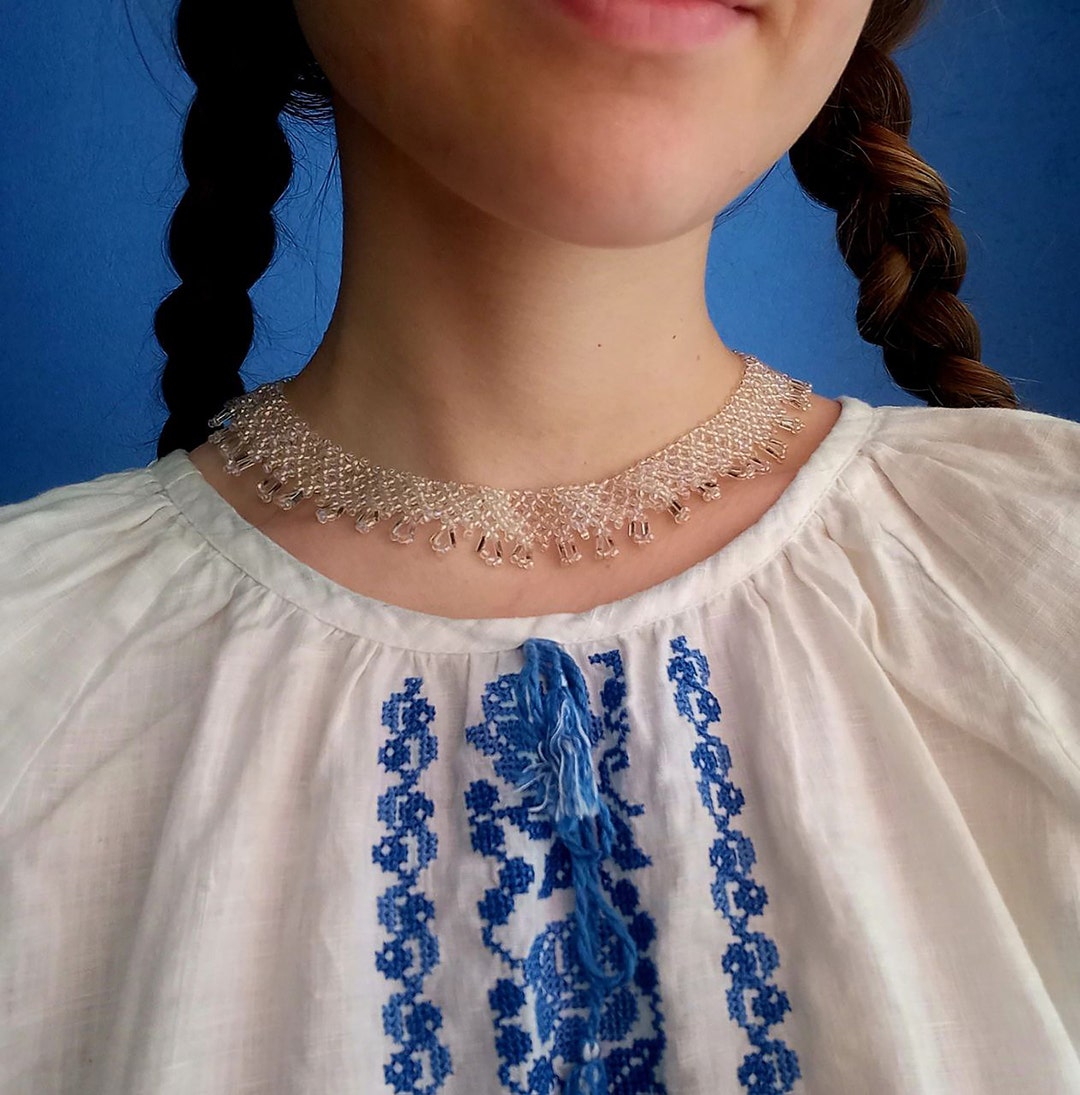 Traditional Vintage Ukrainian Handmade Necklace Sylyanka - Etsy