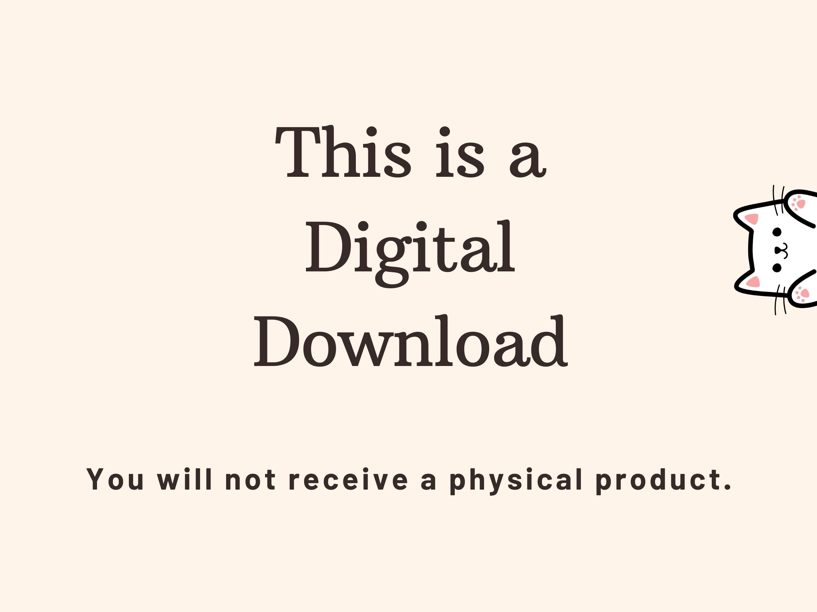 Cat Cute Desktop 3D Calendar, Kawaii Kitten 2025 Printable Planner ...