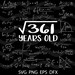 Square Root of 361 :A Milestone Celebration Design | 19th Birthday | 19 ...