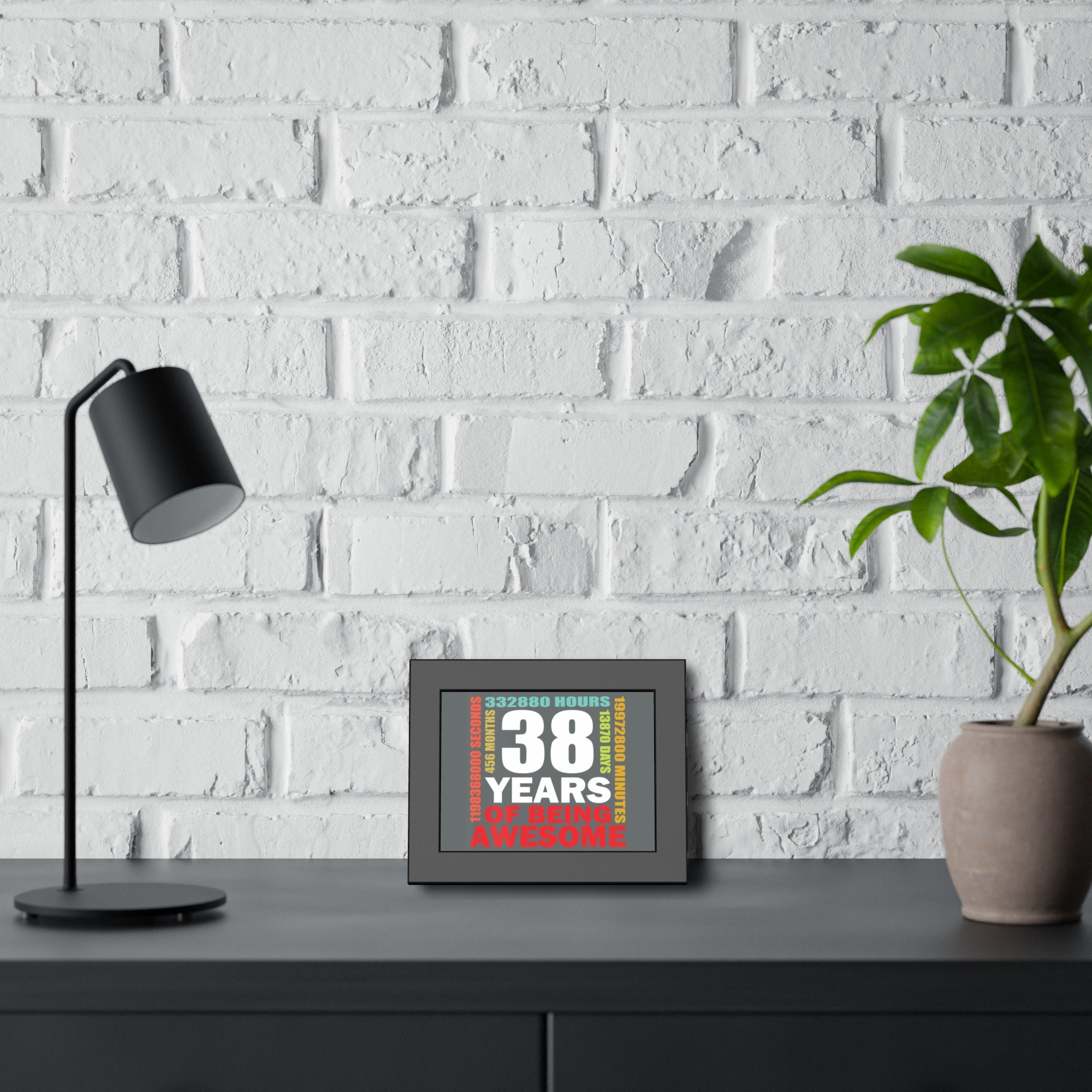 38th Birthday SVG 38years of Being Awesome Happy Birthday Design ...