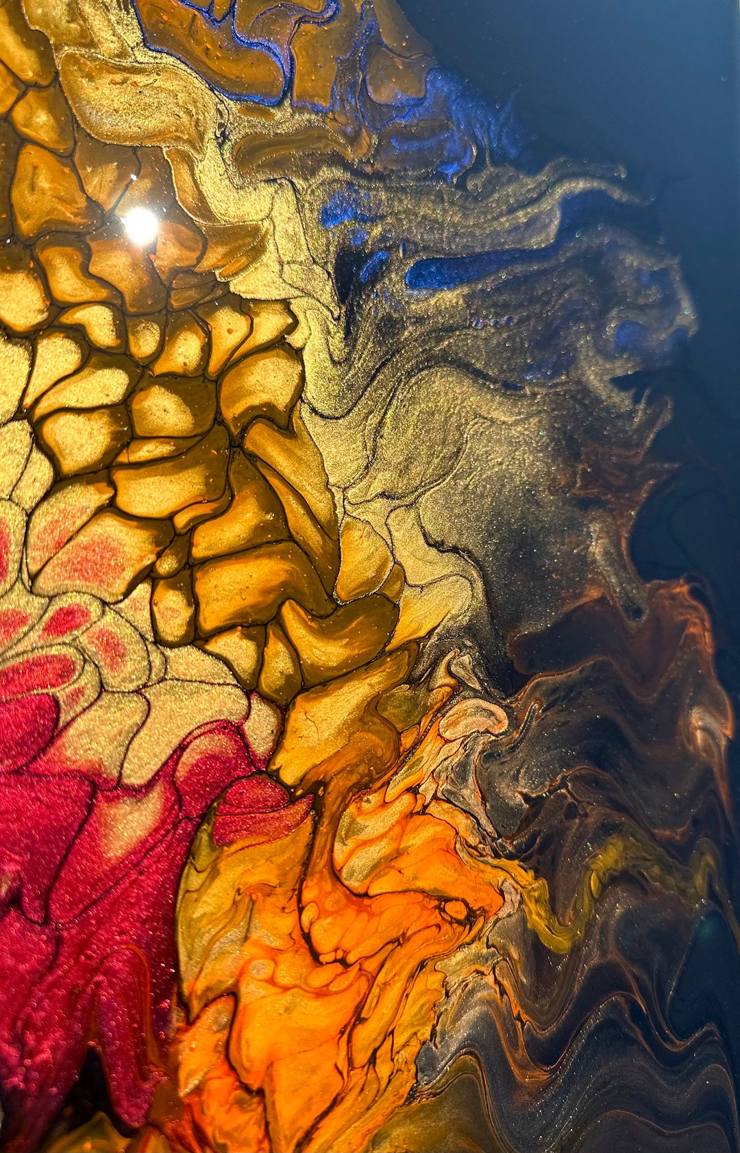 Artwork, Fluid Art Painting, Wall Art, Home Decor, Interior Design ...