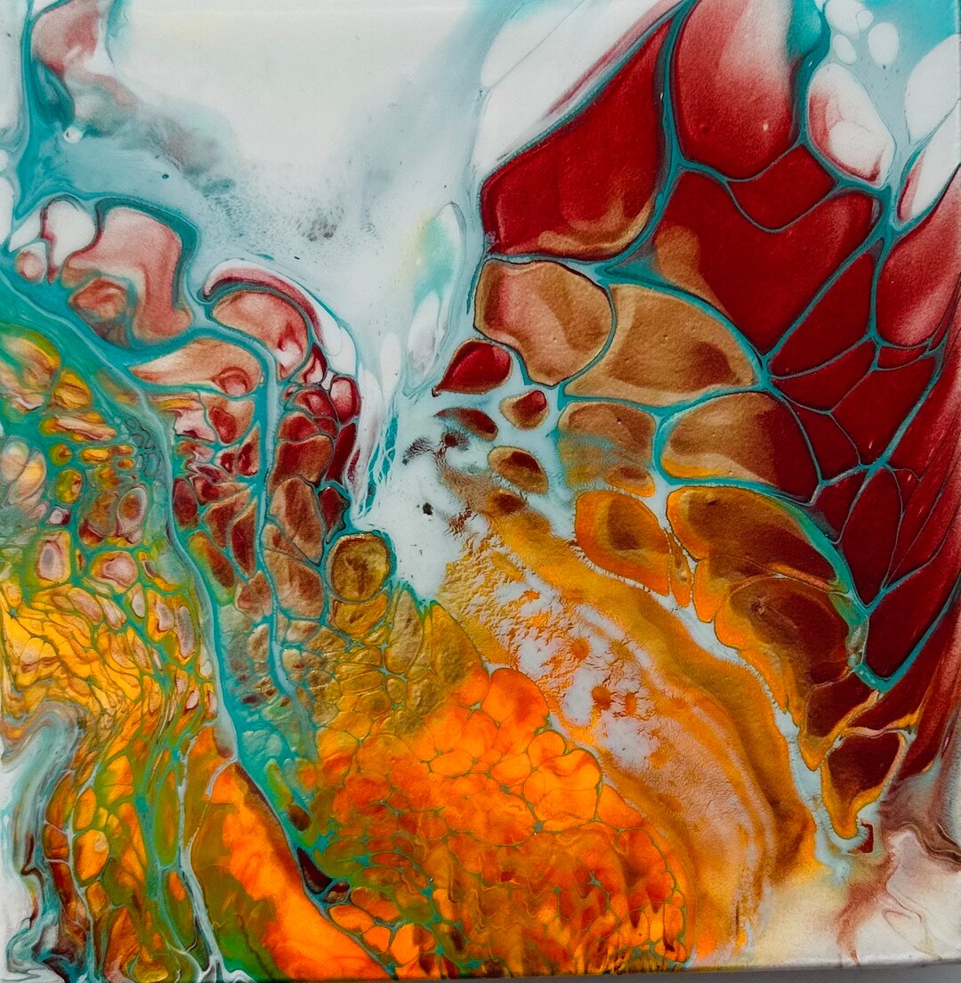 Artwork Fluid Art Painting Table/wall Decor Interiordesign - Etsy