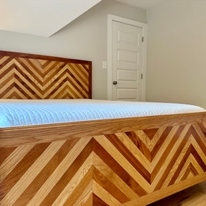Handmade Solid Wood Bed Made With Oak and Mahogany. the Eaglewood ...