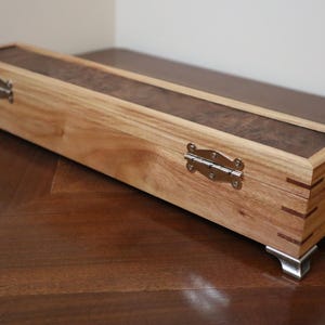 Conductor's Baton Case Handmade With Canarywood and Bronze Cloth ...