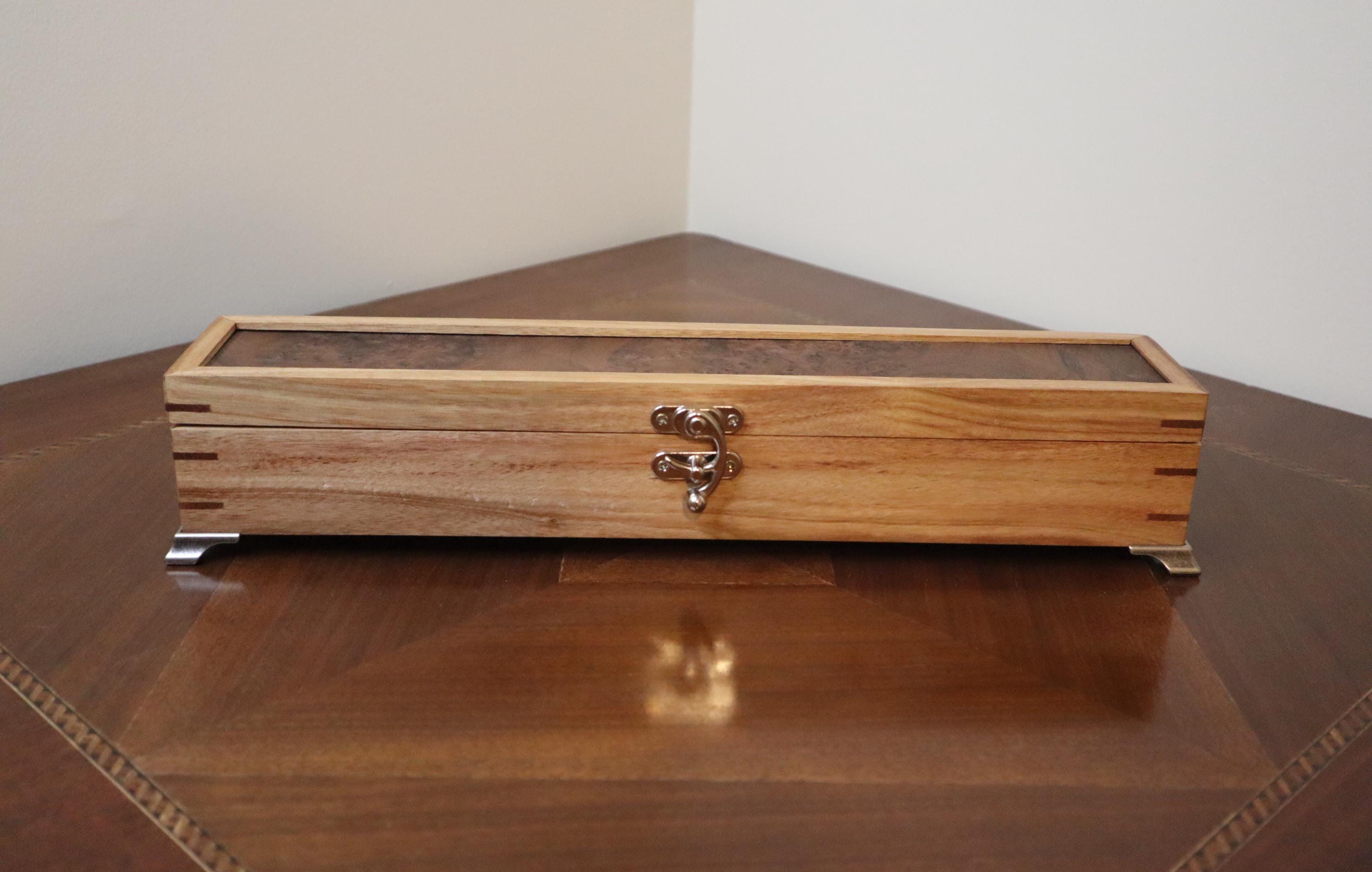 Conductor's Baton Case Handmade With Canarywood and Bronze Cloth ...