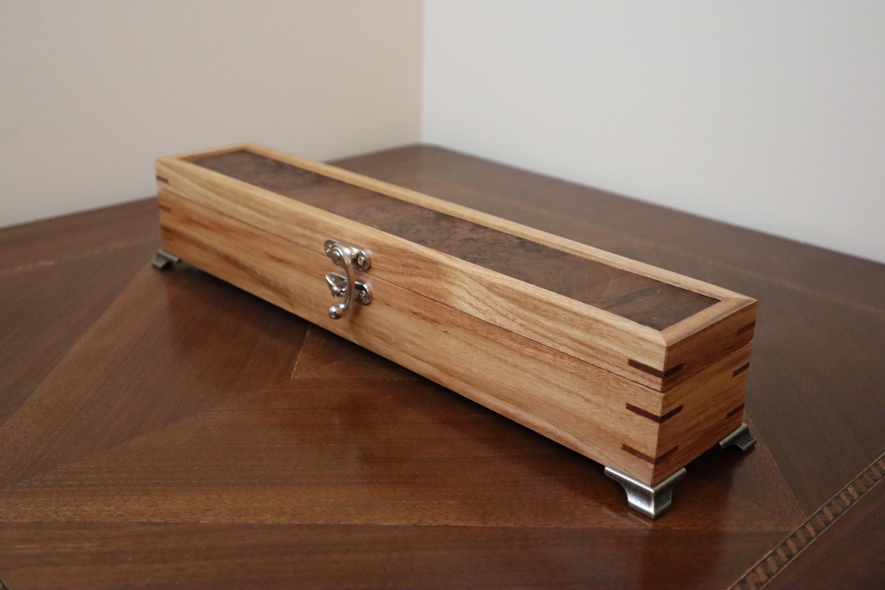 Conductor's Baton Case Handmade With Canarywood and Bronze Cloth ...