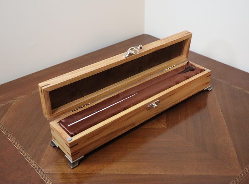 Conductor's Baton Case Handmade With Canarywood and Bronze Cloth ...