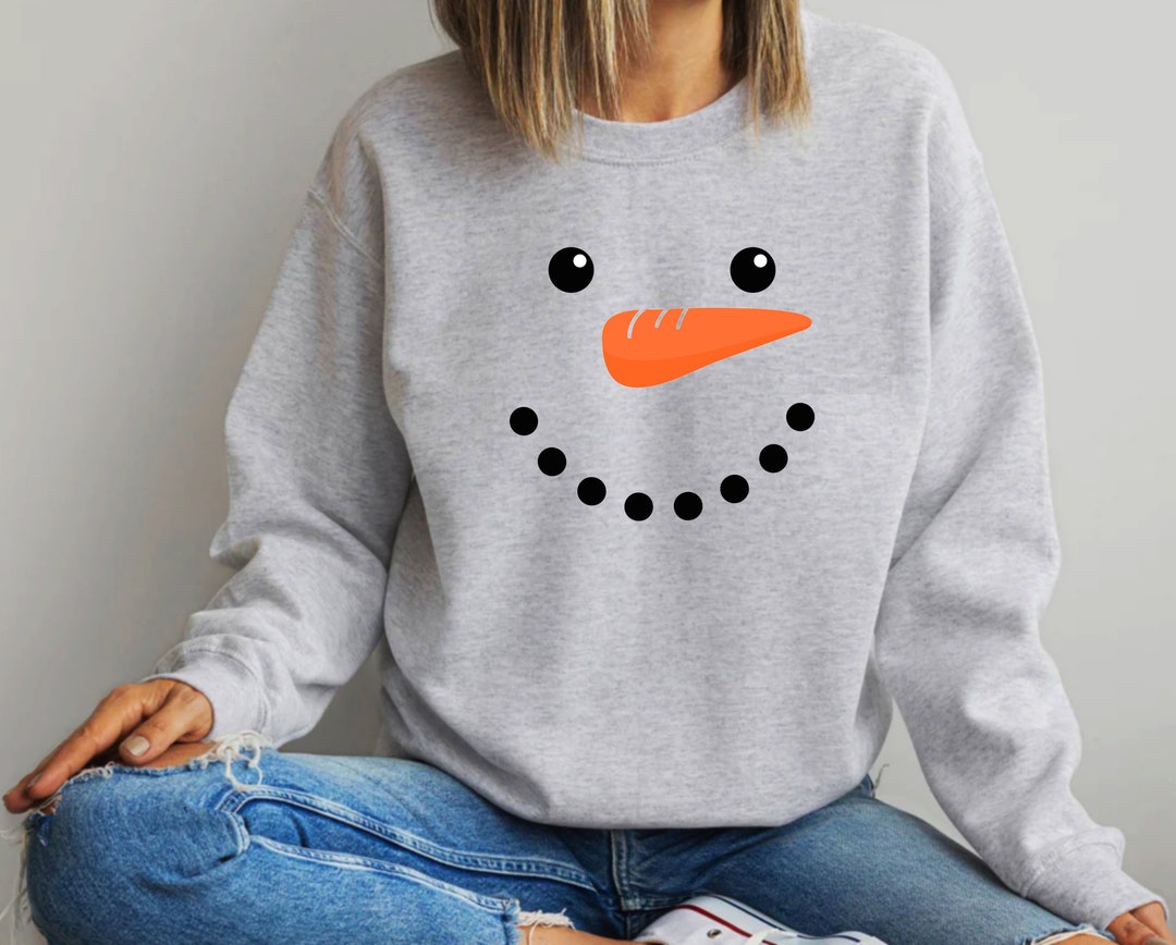 Funny Christmas Snowman Sweatshirt, Retro Vintage Xmas Holiday Party ...