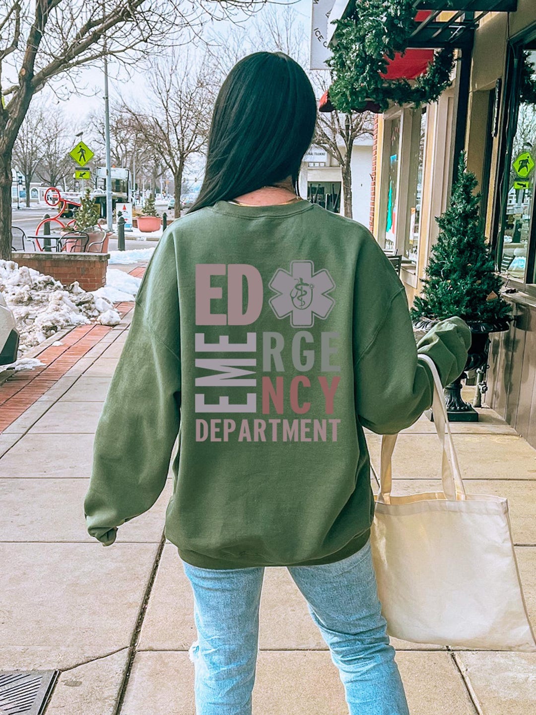 Emergency Department Sweatshirt Emergency Nurse Sweatshirt ER Nurse ...